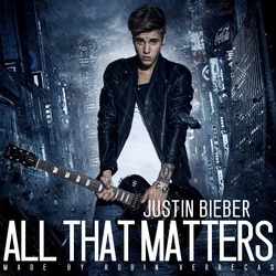 Justin Bieber All That Matters Single Cover