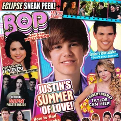 Justin Bieber Bop Poster 2010