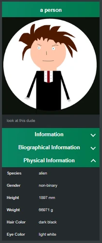 Infobox Character | JustLeafy's Wiki | Fandom