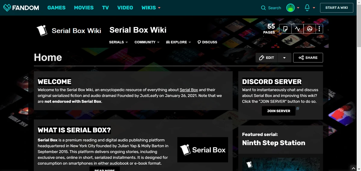 Serial Box Wiki | JustLeafy's Wiki | Fandom