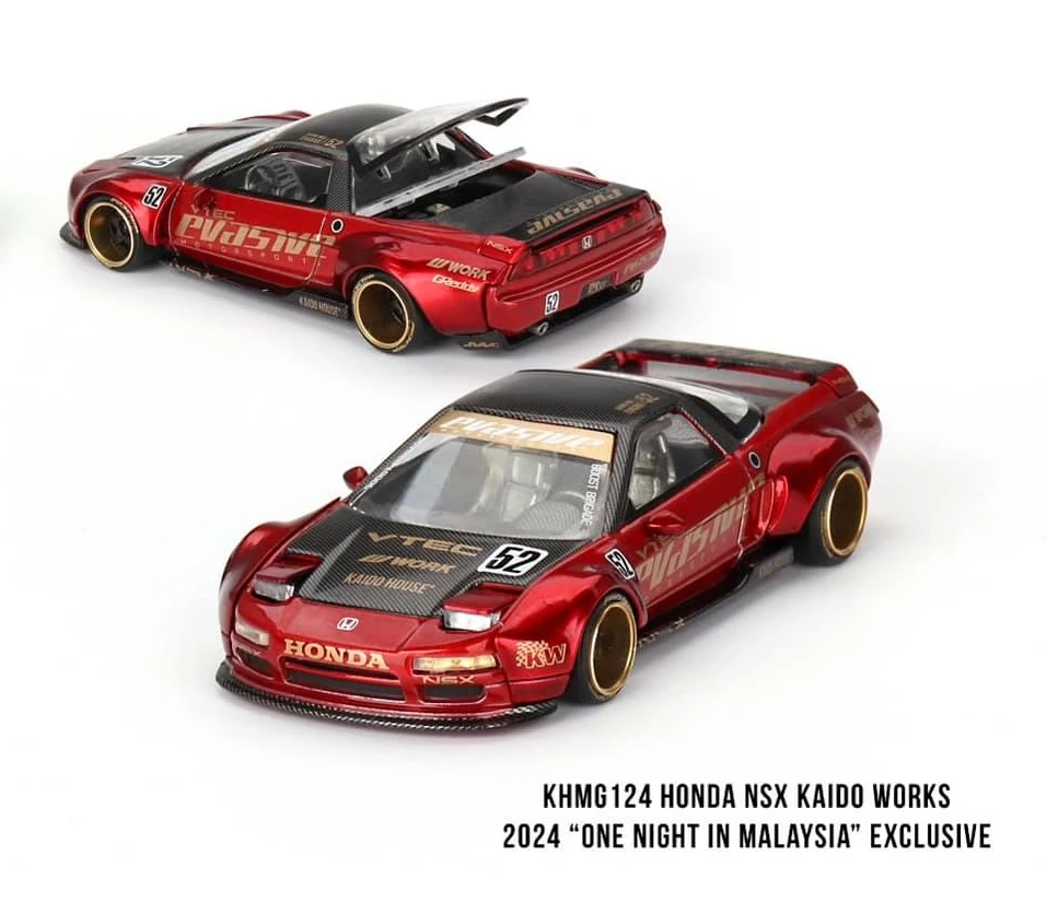 Honda NSX Kaido Works, V2 red pearl 2024 "One Night in Malaysia" Exclusive | Kaido House Garage ...