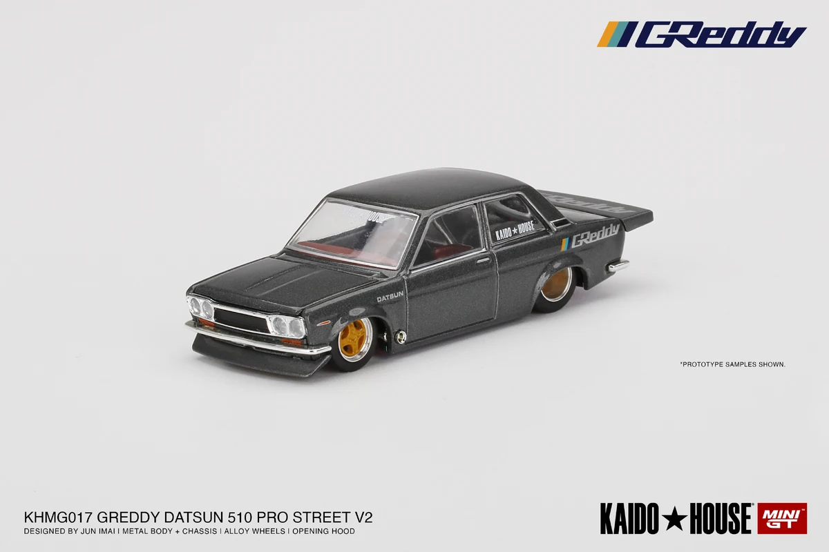 Datsun 510 Pro Street GReddy Gun Metal Grey | Kaido House Garage Wiki ...