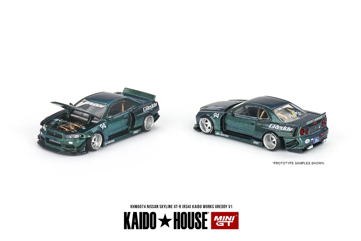 Nissan Skyline GT-R (R34) Kaido Works GReddy V1 | Kaido House Garage ...