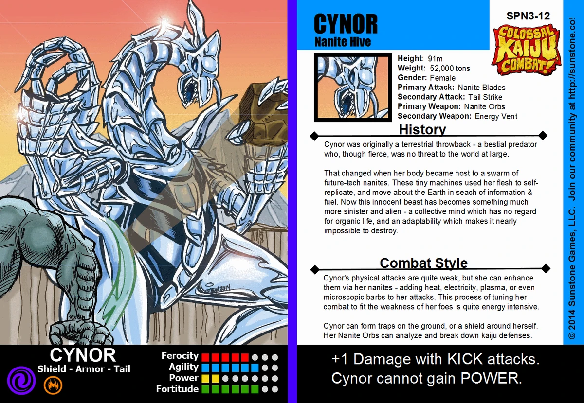 Cynor | KaijuCombat Wiki | Fandom