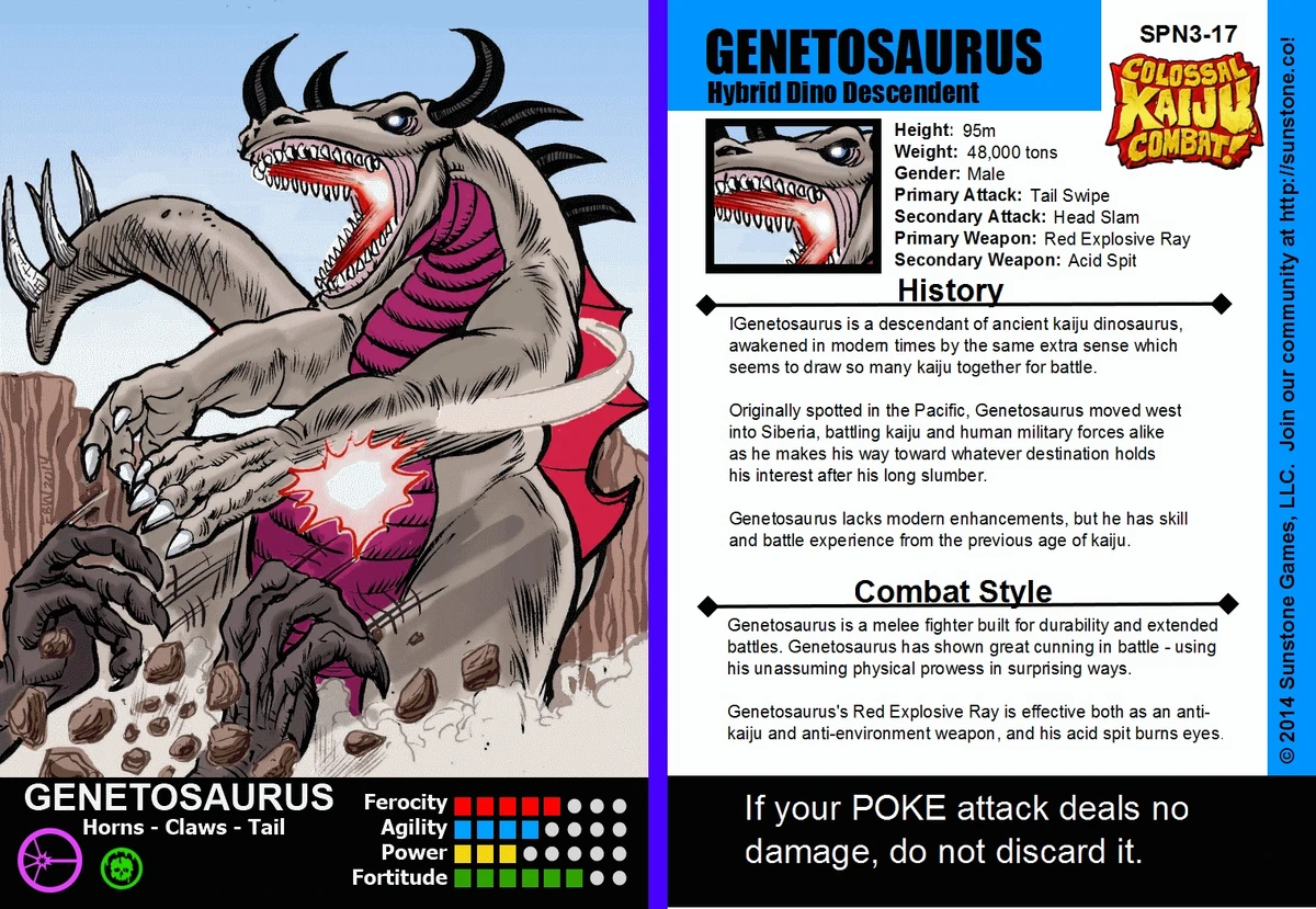 Gentosaurus | KaijuCombat Wiki | Fandom