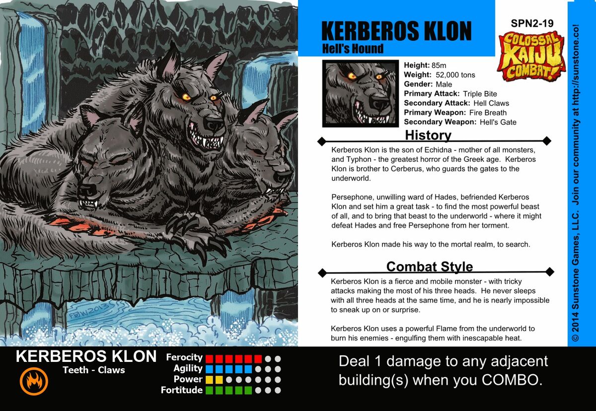 Kerberos Klon Kaijucombat Wiki Fandom