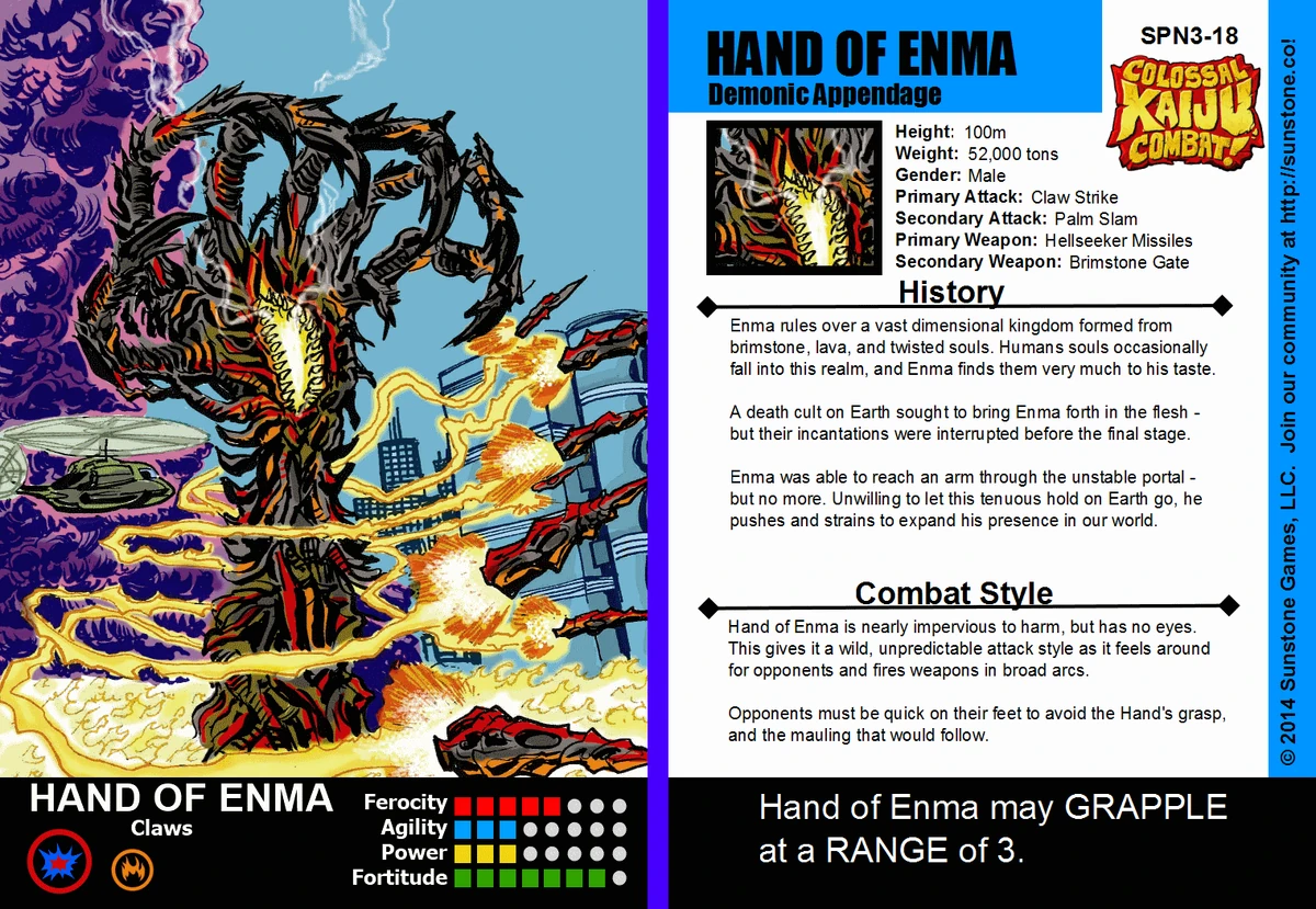 Hand of Enma | KaijuCombat Wiki | Fandom