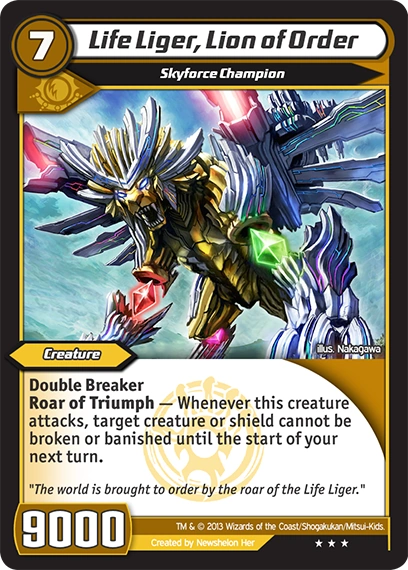 Life Liger, Lion of Order | Kaijudo Custom Cards Wiki | Fandom