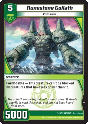 Runestone Goliath | Kaijudo Wiki | Fandom