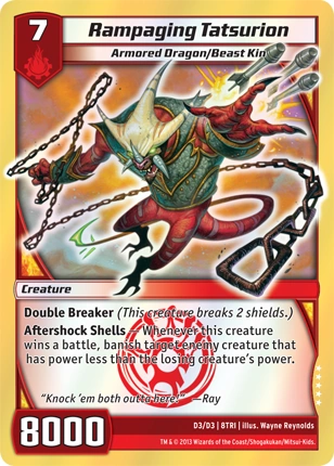 Rampaging Tatsurion | Kaijudo Wiki | Fandom