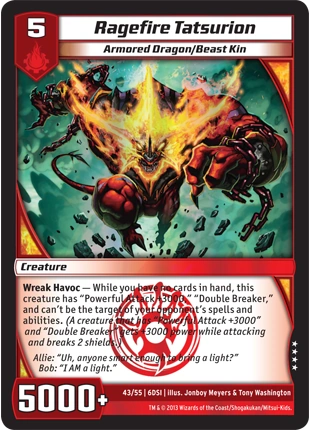 Ragefire Tatsurion | Kaijudo Wiki | Fandom