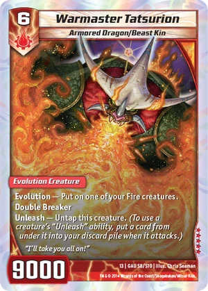 Warmaster Tatsurion | Kaijudo Wiki | Fandom