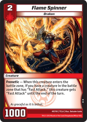 Flame Spinner | Kaijudo Wiki | Fandom