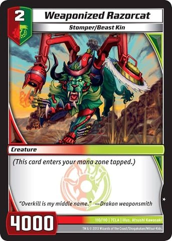 Weaponized Razorcat | Kaijudo Wiki | Fandom