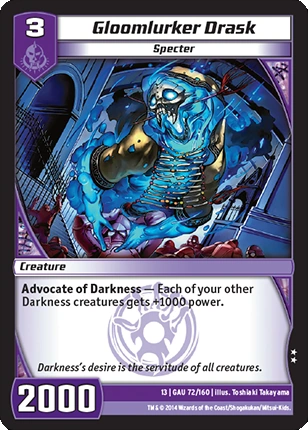 Gloomlurker Drask | Kaijudo Wiki | Fandom