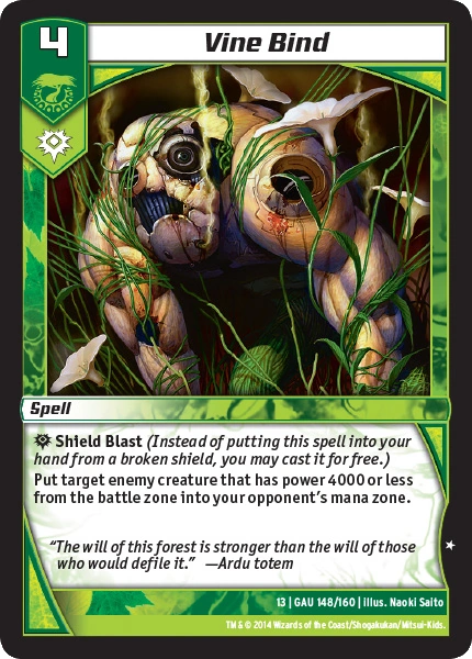 Vine Bind | Kaijudo Wiki | Fandom