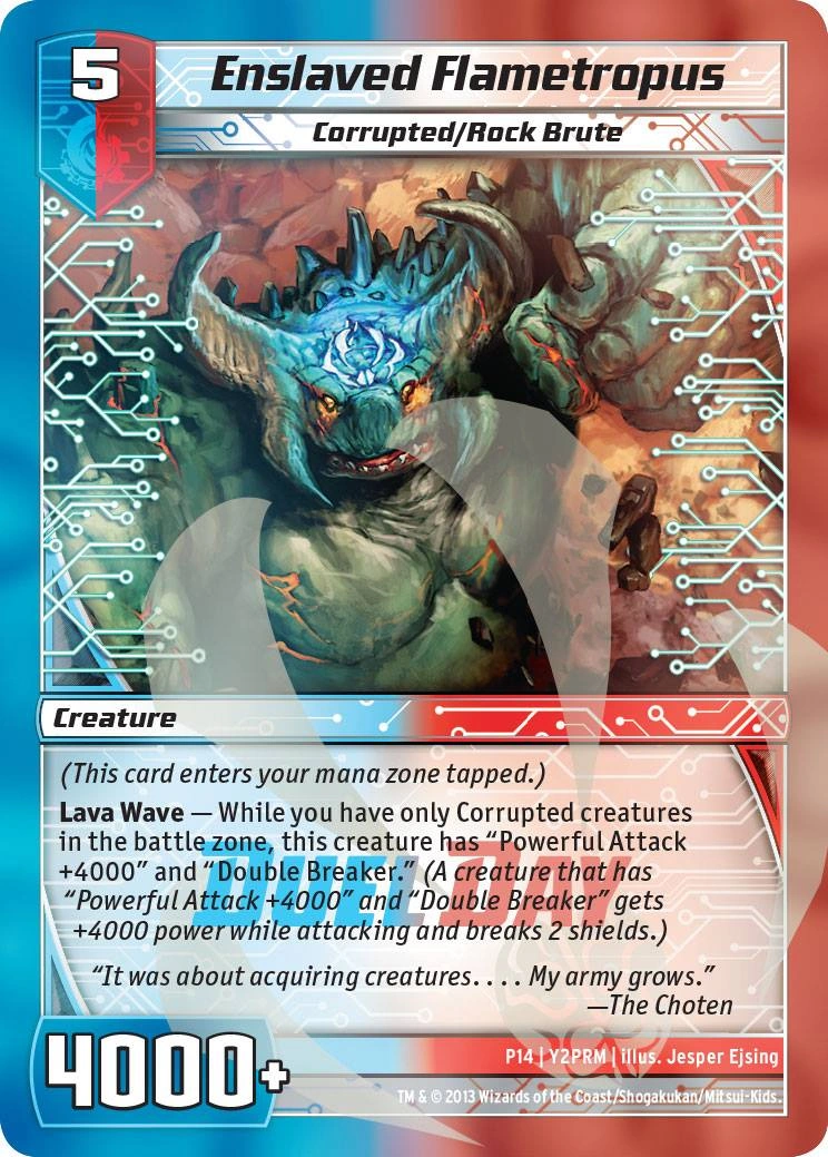 Enslaved Flametropus | Kaijudo Wiki | Fandom