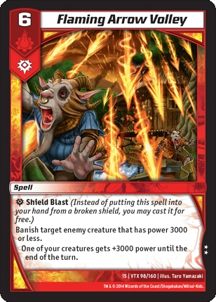 Flaming Arrow Volley | Kaijudo Wiki | Fandom