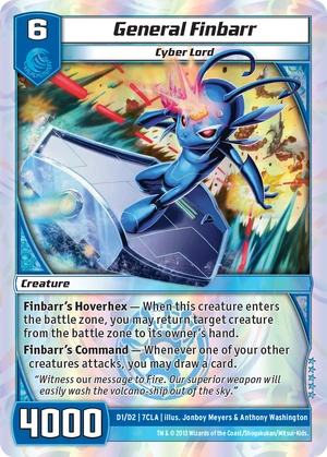 General Finbarr | Kaijudo Wiki | Fandom