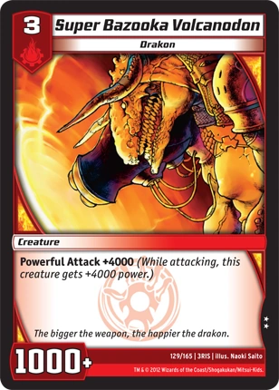 Super Bazooka Volcanodon | Kaijudo Wiki | Fandom