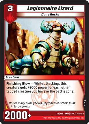 Legionnaire Lizard | Kaijudo Wiki | Fandom