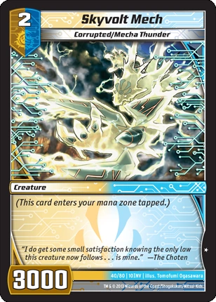 Skyvolt Mech | Kaijudo Wiki | Fandom