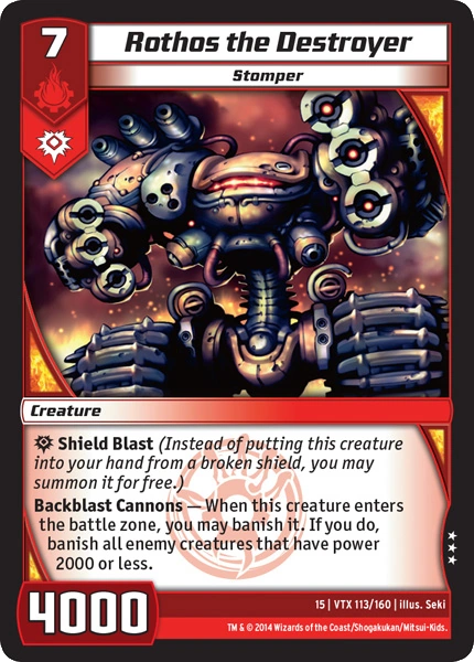 Rothos the Destroyer | Kaijudo Wiki | Fandom