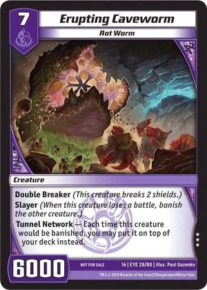 Erupting Caveworm | Kaijudo Wiki | Fandom