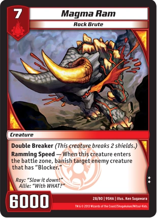 Magma Ram | Kaijudo Wiki | Fandom
