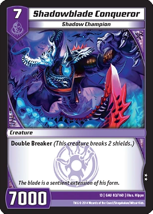 Shadowblade Conqueror | Kaijudo Wiki | Fandom