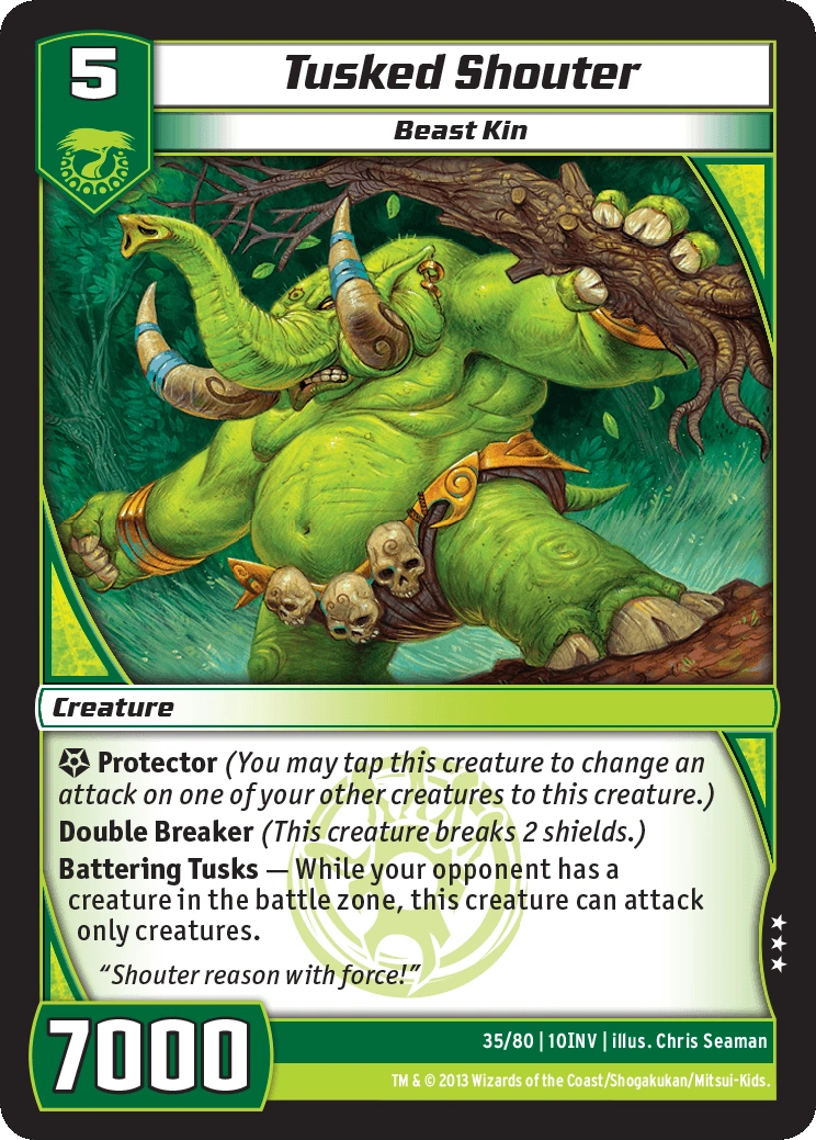Tusked Shouter/Gallery | Kaijudo Wiki | Fandom