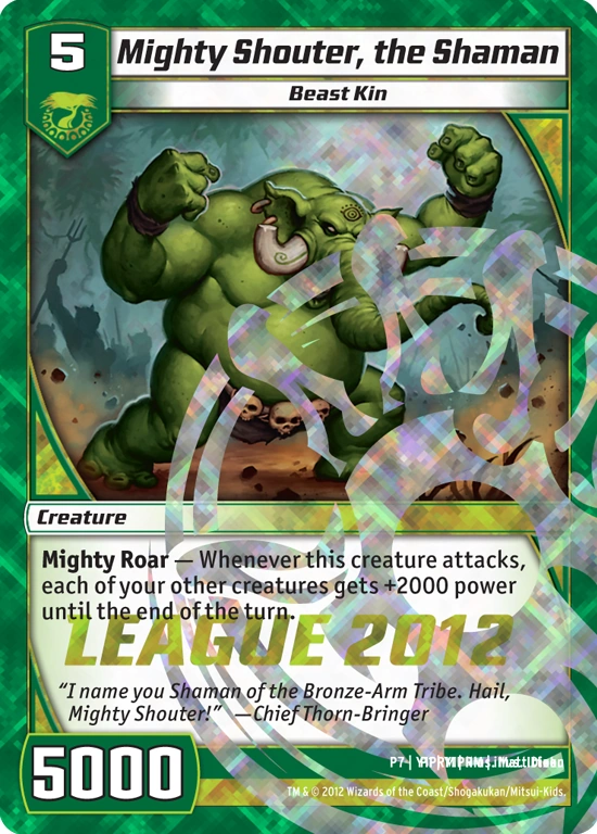 Mighty Shouter, the Shaman | Kaijudo Wiki | Fandom