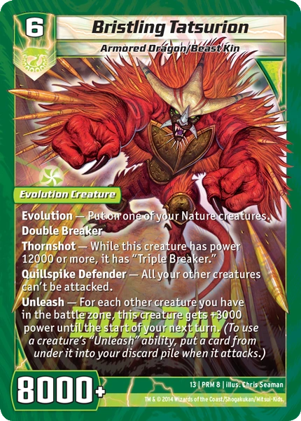 Bristling Tatsurion | Kaijudo Wiki | Fandom