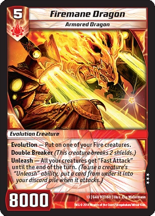 Firemane Dragon | Kaijudo Wiki | Fandom