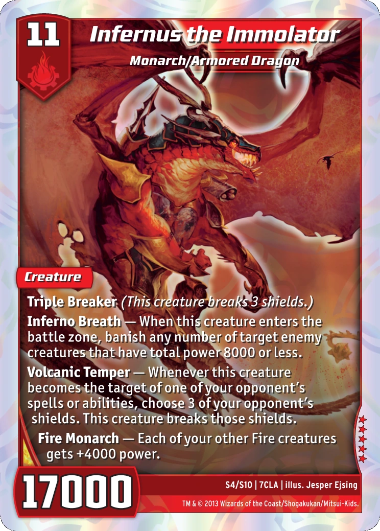 Infernus the Immolator | Kaijudo Wiki | Fandom