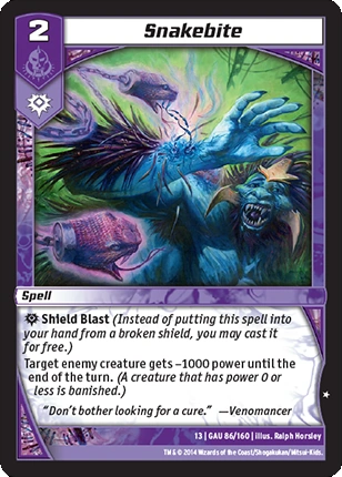 Snakebite | Kaijudo Wiki | Fandom
