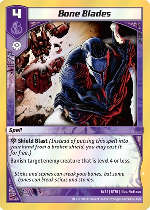 Bone Blades | Kaijudo Wiki | Fandom