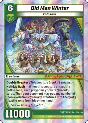 Old Man Winter | Kaijudo Wiki | Fandom