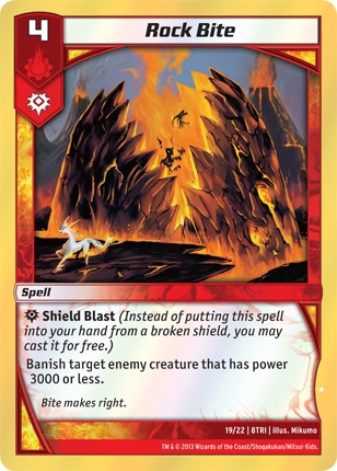 Rock Bite | Kaijudo Wiki | Fandom