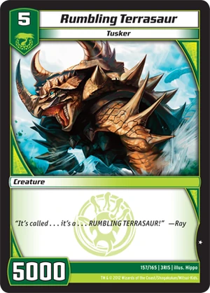 Rumbling Terrasaur | Kaijudo Wiki | Fandom