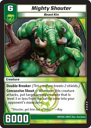 Mighty Shouter | Kaijudo Wiki | Fandom