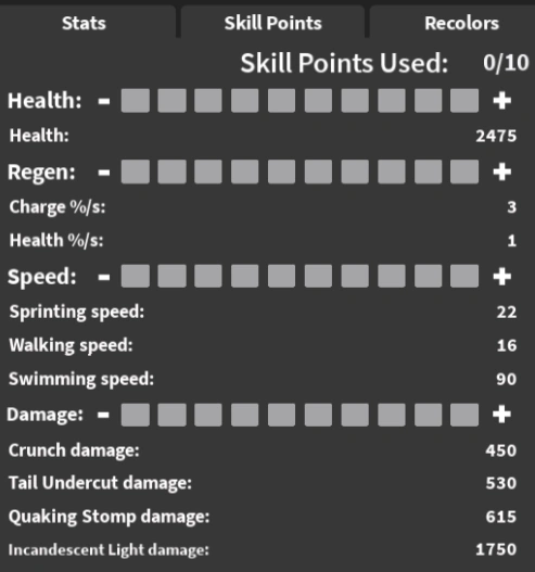 Skill Points | KaijuUniverse Wiki | Fandom