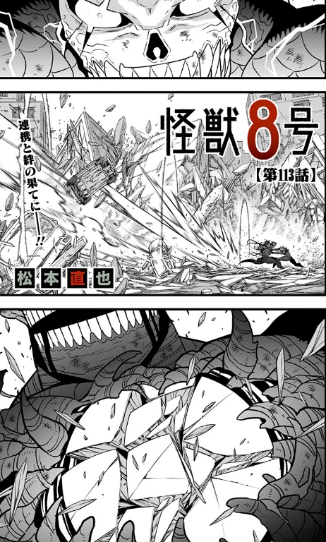 Chapter 113 | Kaiju No. 8 Wiki | Fandom