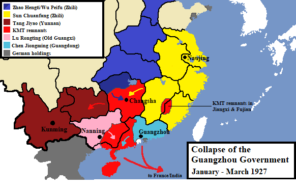 Xinhai Revolution Map