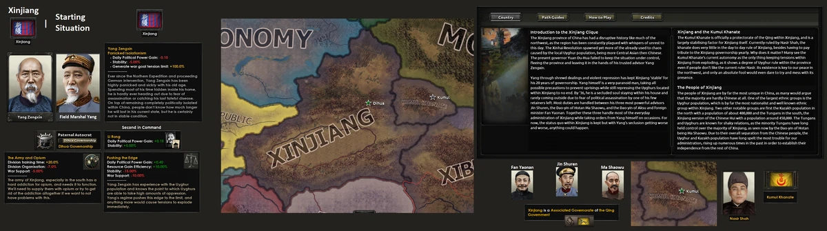 Xinjiang Clique/Paths | The Kaiserreich Wiki | Fandom