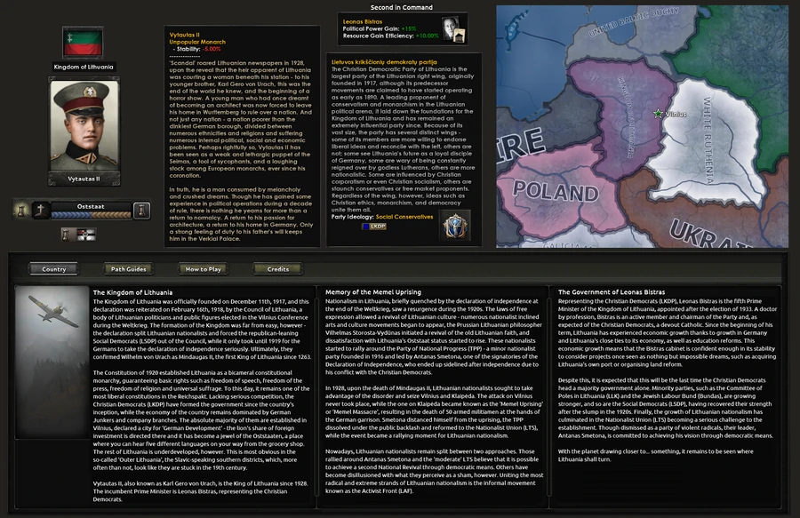 Lithuania/Paths | The Kaiserreich Wiki | Fandom