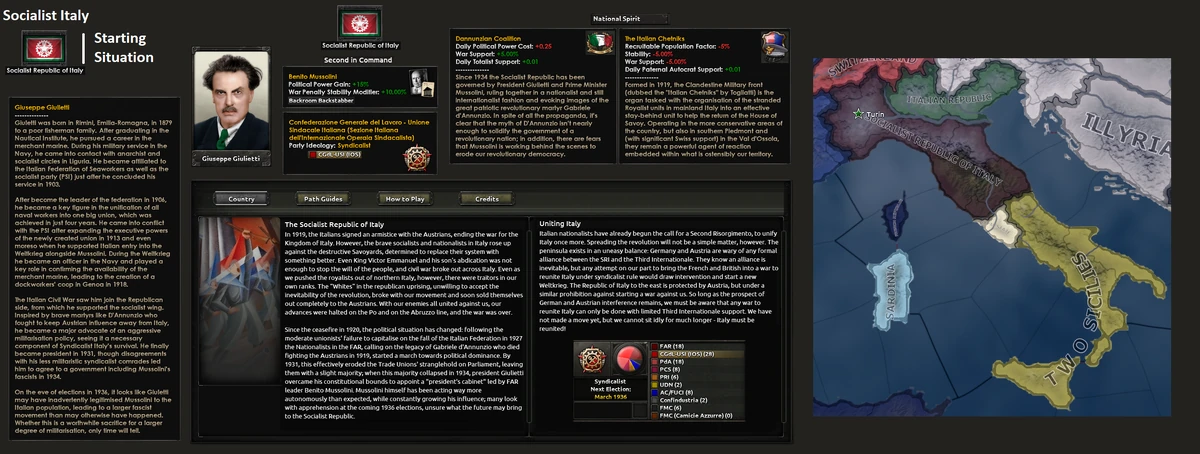 Socialist Republic of Italy/Paths | The Kaiserreich Wiki | Fandom