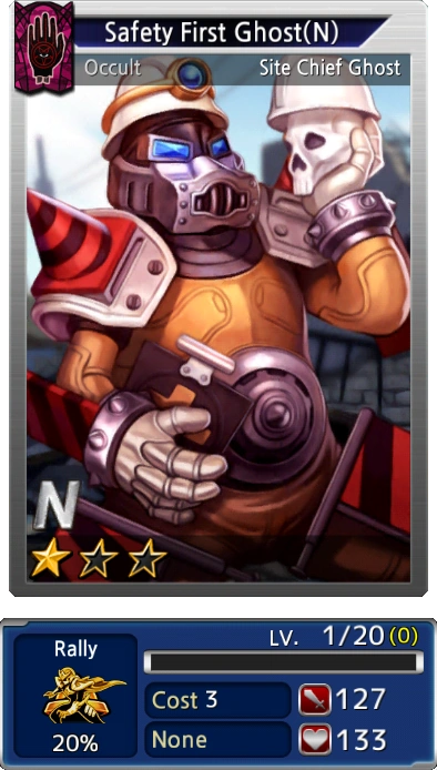 Safety First Ghost (N) | Kaizin Rumble: World Domination Wiki | Fandom