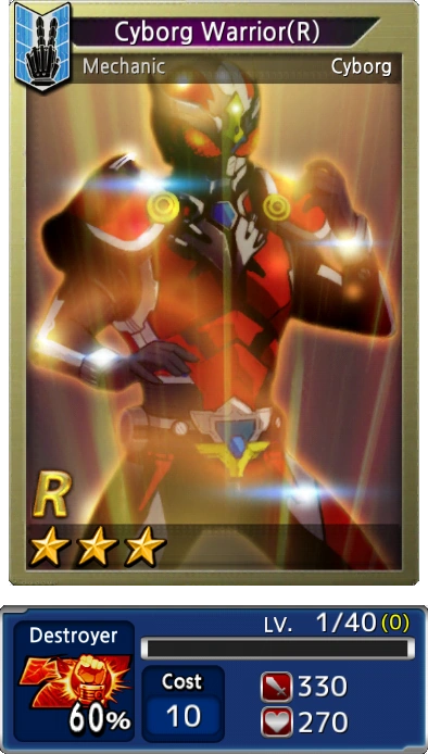 Cyborg Warrior (R) | Kaizin Rumble: World Domination Wiki | Fandom