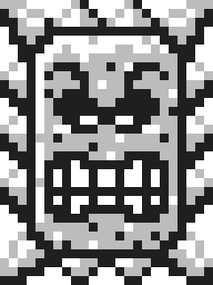 Mario 8 Bit Thwomp